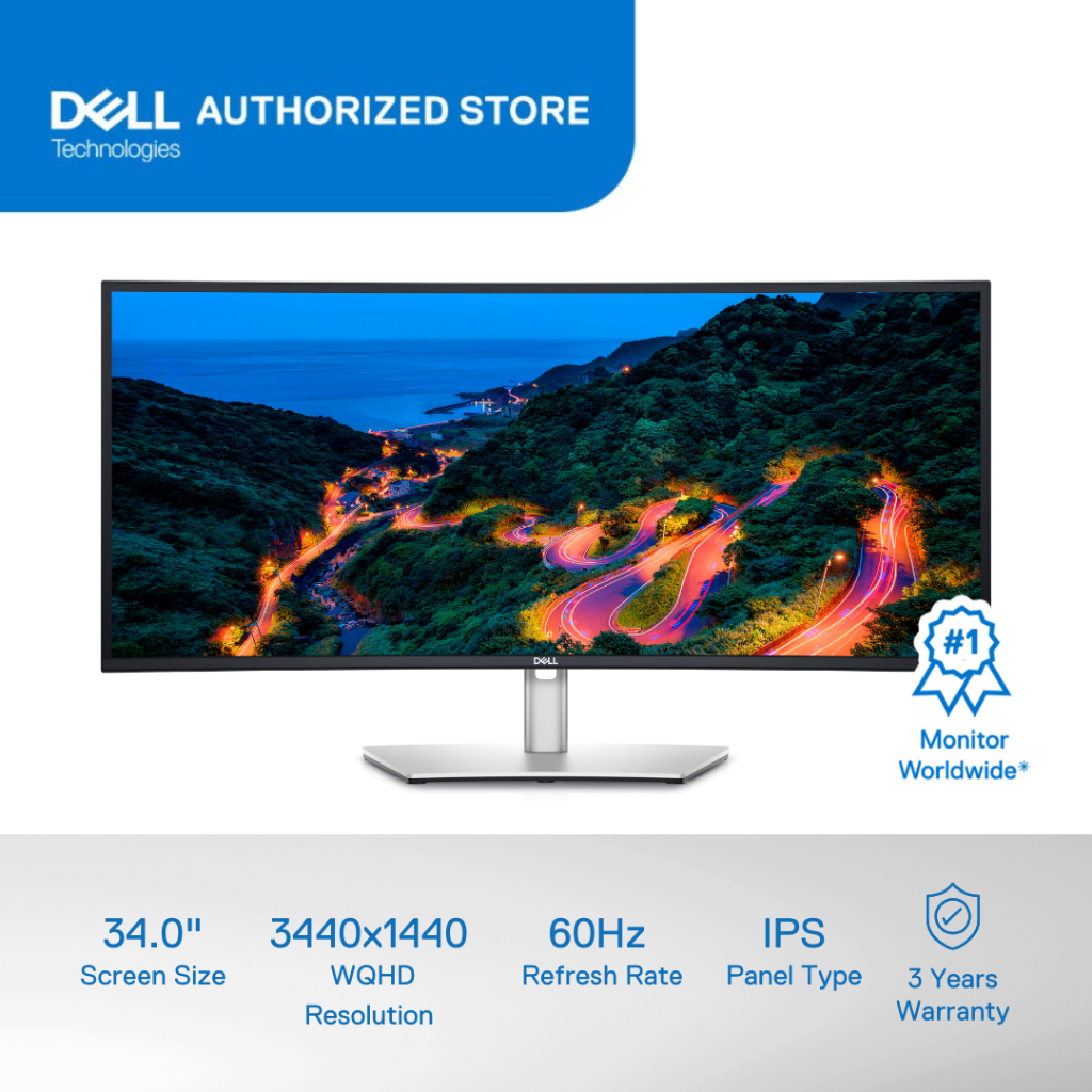 Jual Dell UltraSharp 34 Curved USB-C Hub Monitor - U3423WE | Shopee ...