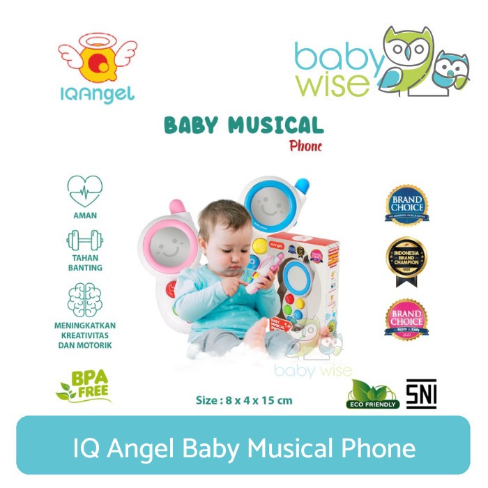 Jual IQ Angel Baby Musical Phone - Mainan Musik Handphone Anak Bayi ...