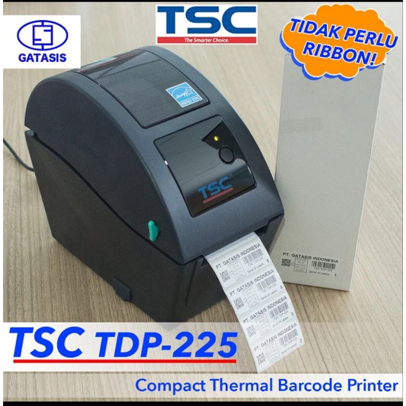 Jual Barcode Printer TSC TDP-225 cetak Gelang Pasien Label | Shopee ...