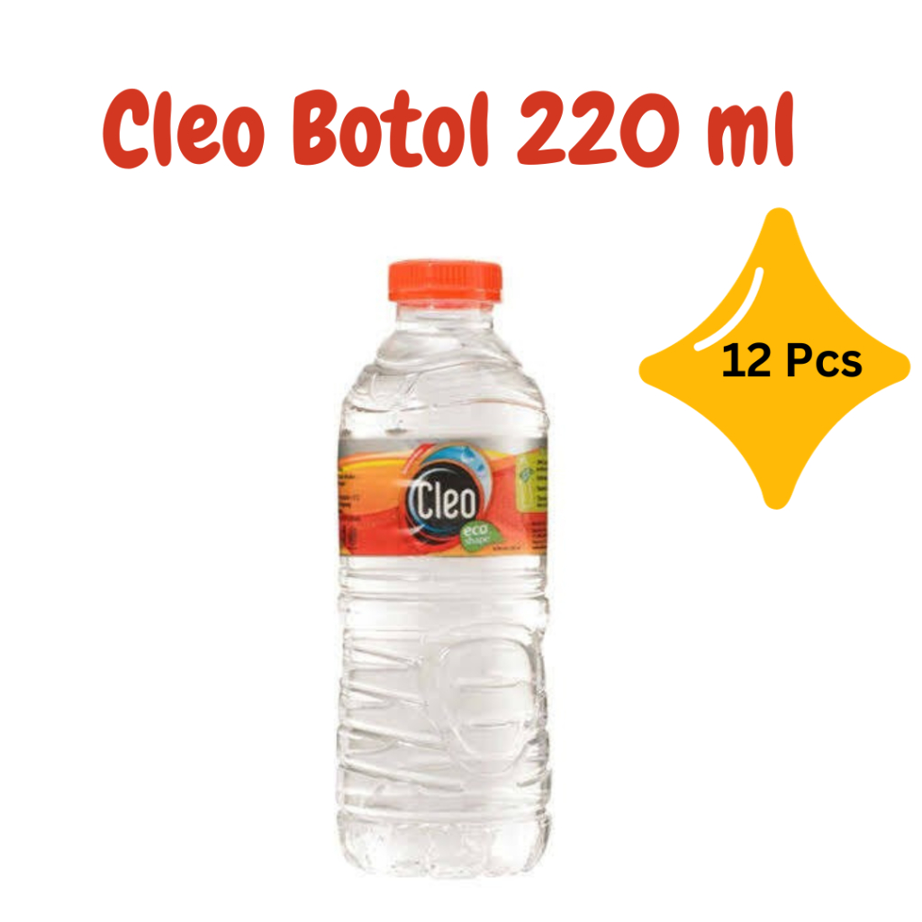 Jual CLEO BOTOL MINI 220 ML ISI 12 PCS KEMASAN PARTY PACK | Shopee ...