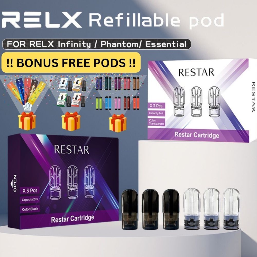 Jual RELX Refillable Cartridge Restar Compatible Infinity Essential ...