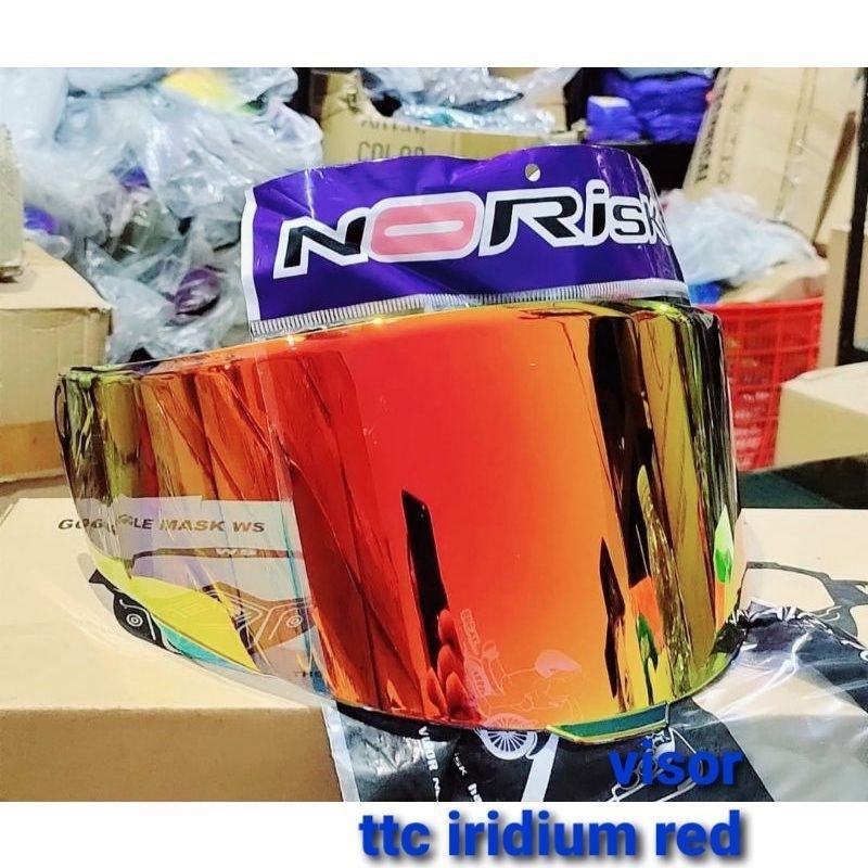 Jual Helm TT COURSE leopard full face paket ganteng spoiler ttc BISA ...