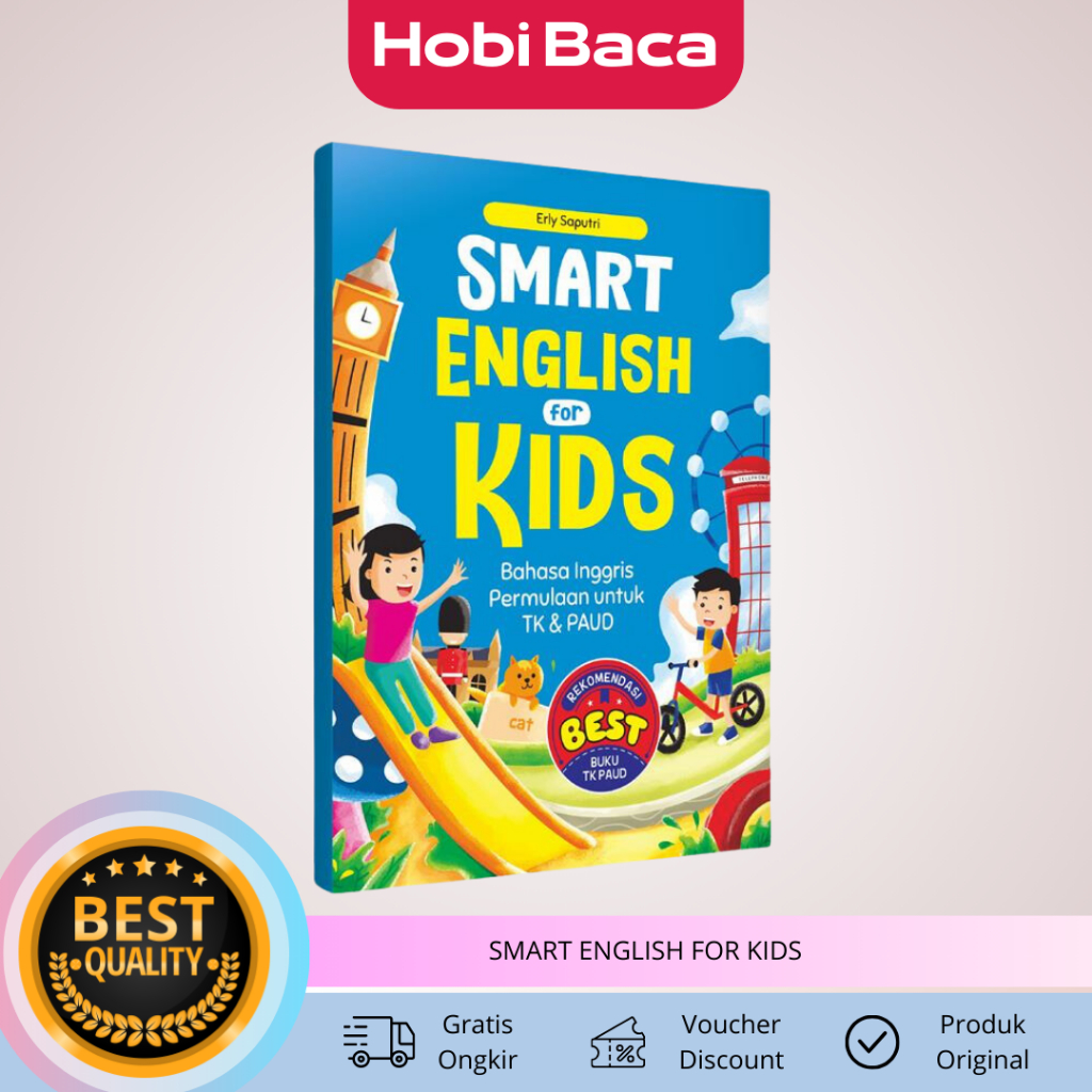 Jual BUKU BAHASA INGGRIS PEMULA UNTUK TK DAN PAUD SMART ENGLISH FOR ...
