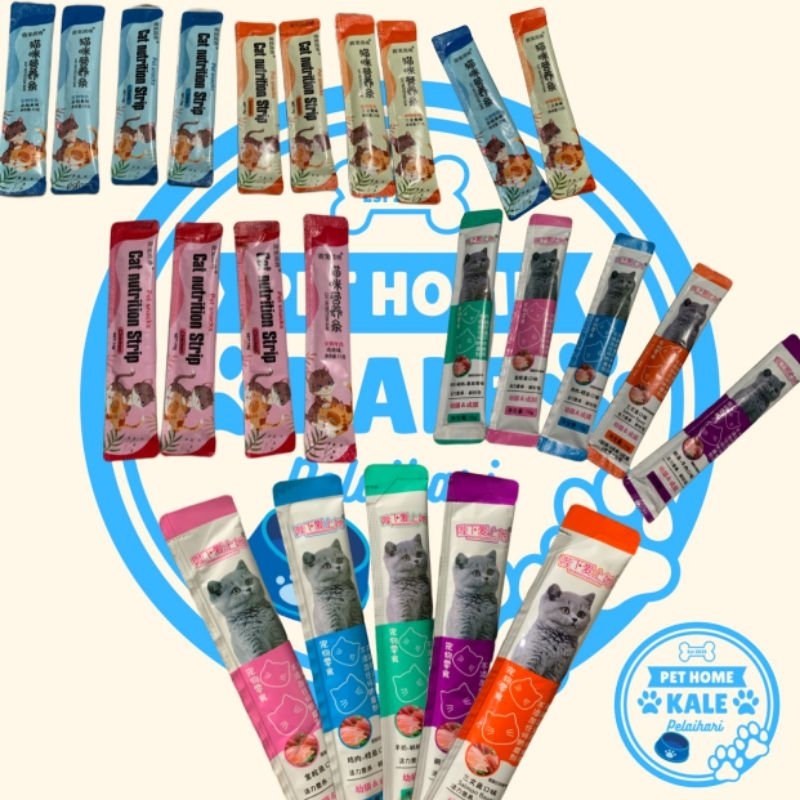 Jual cemilanan /snack kucing/cat strip | Shopee Indonesia