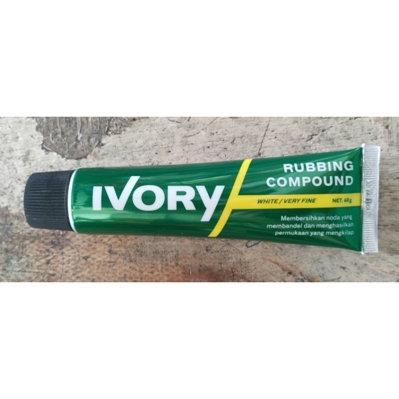 Jual Ivory Tube 60 Gr White Very Fine Kompon Kumpon Compound Rubbing ...