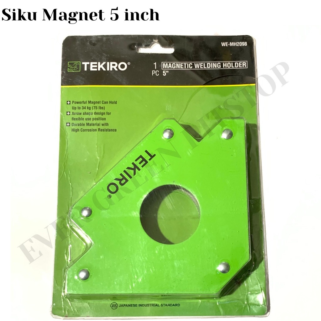 Jual TEKIRO Siku Magnet 5 inch Siku Las Magnetic Welding Holder 5" Alat ...