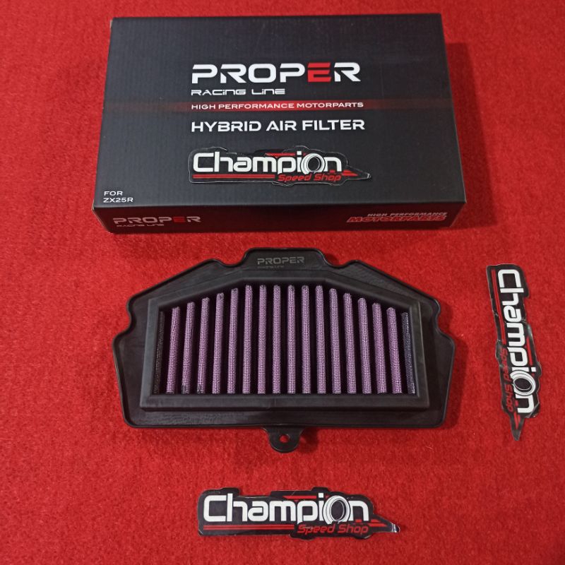 Jual Hybrid Air Filter Udara Proper Racing Line ZX25R ZX25RR ZX4RR ZX4R ...