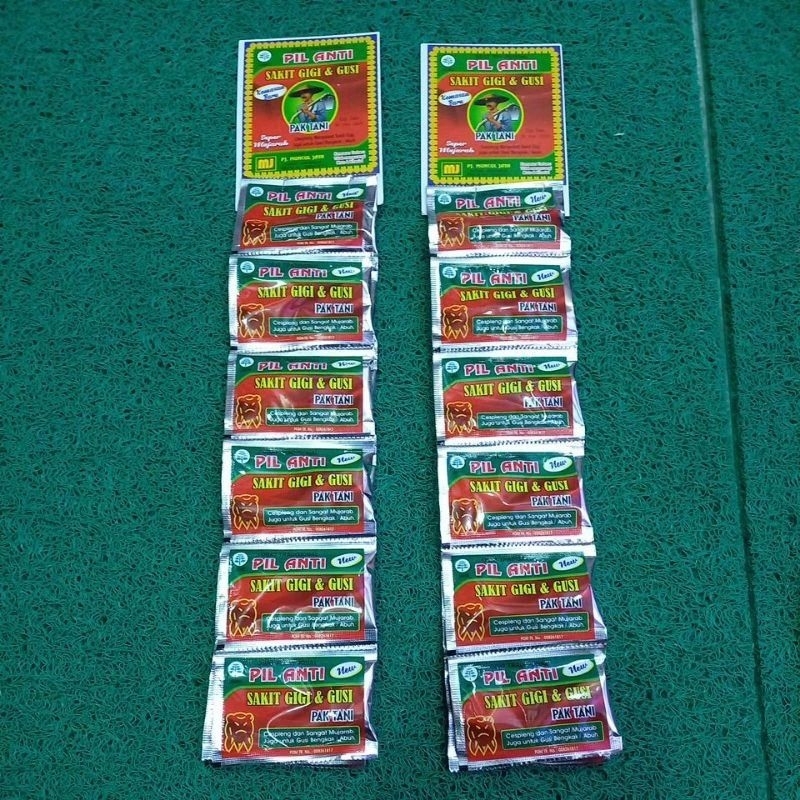 Jual pil pak tani sakit gigi original | Shopee Indonesia