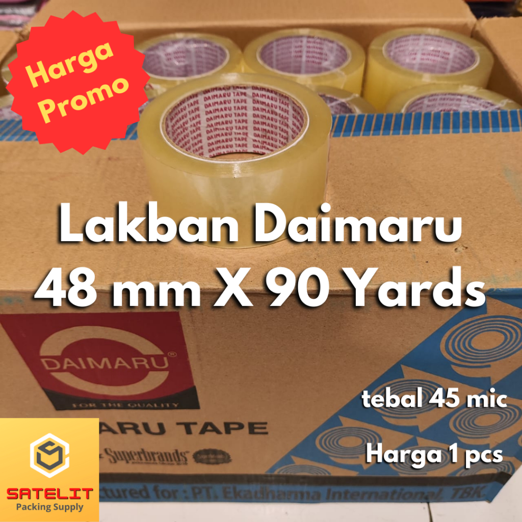Jual Lakban OPP Daimaru 48mm x 90 Yards | Shopee Indonesia