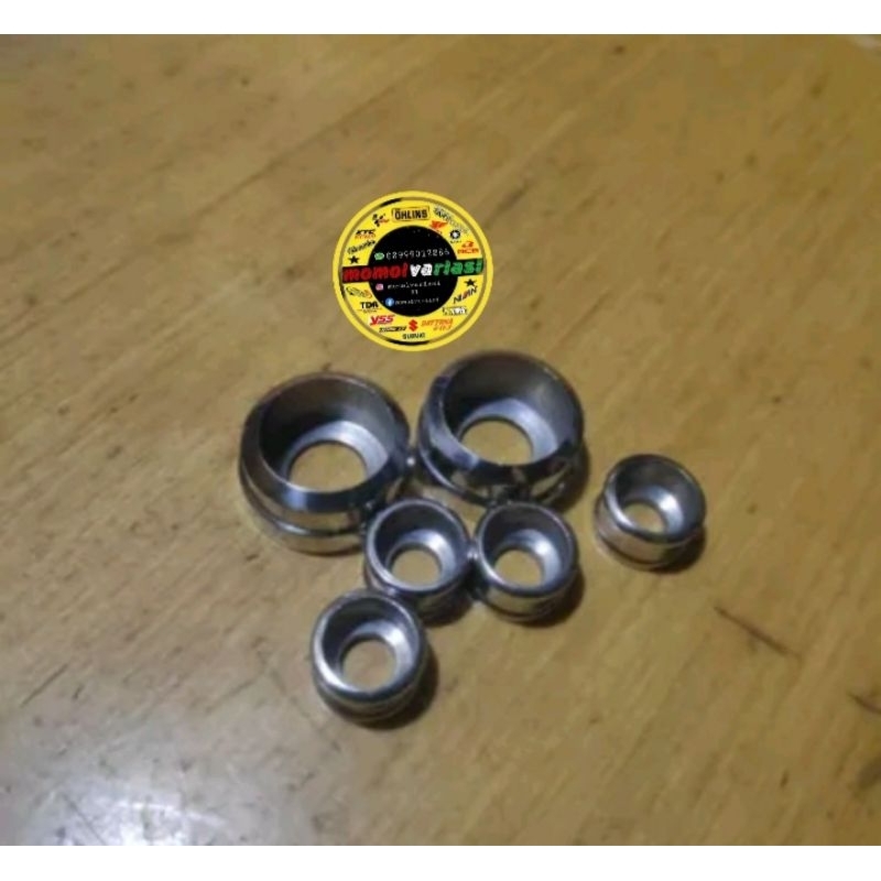 Jual ring baut stanlis drat 12 (L6) 10 L5 model cincin | Shopee Indonesia