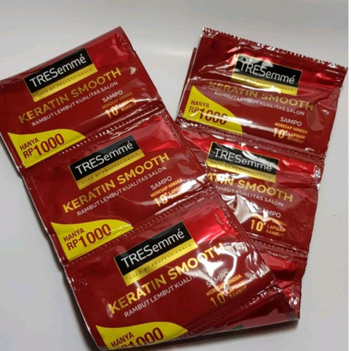 Jual Shampo Tresemme Sachet 6 sachet/pcs All Varian 9ml | Shopee Indonesia