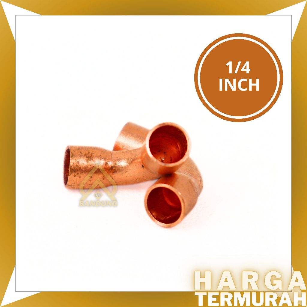 Jual ELBOW TEMBAGA | KENI | KNEE | ELBO COPPER ELBOU TEMBAGA 1/4 INCH ...
