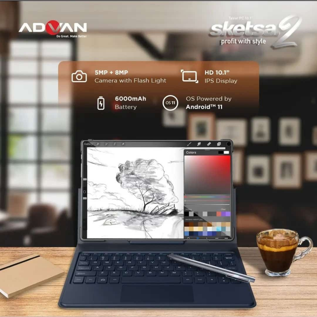 Jual TABLET ADVAN SKETSA 2 | Shopee Indonesia