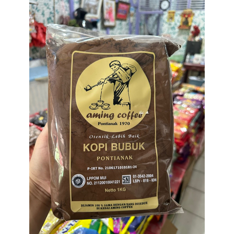 Jual Kopi Aming / Aming Coffee Khas Kalimantan Barat Pontianak 1kg ...