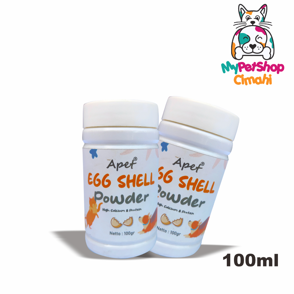 Jual Apet Egg Shell Powder 100ml Bubuk Cangkang Telur Sumber Kalsium ...