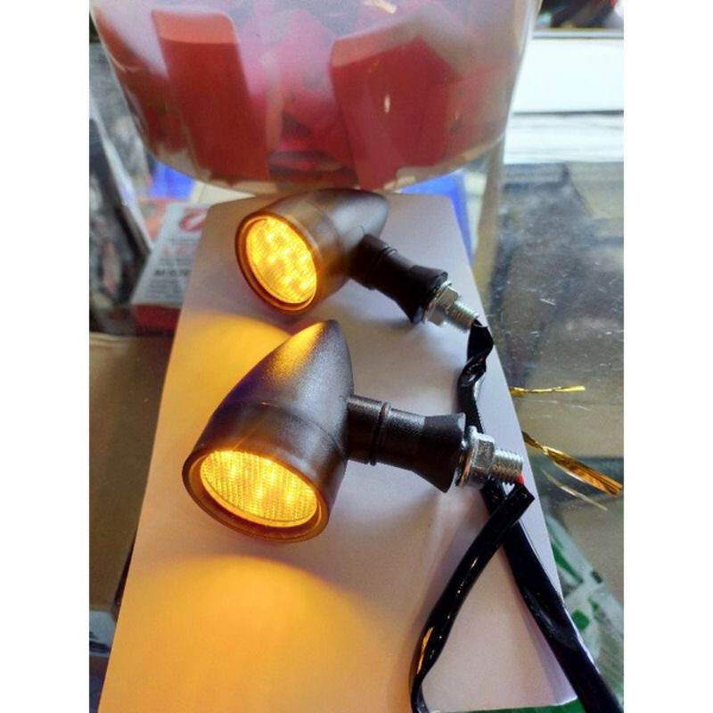 Jual LAMPU SEIN MOTOR CUSTOM UNIVERSAL WATERPROOF SEIN LED CLASSIC ...