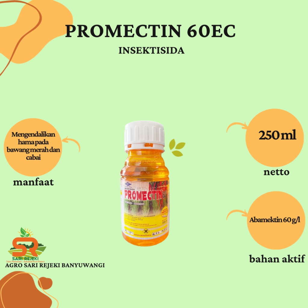 Jual PROMECTIN 60EC 250ML INSEKTISIDA ABAMEKTIN | Shopee Indonesia