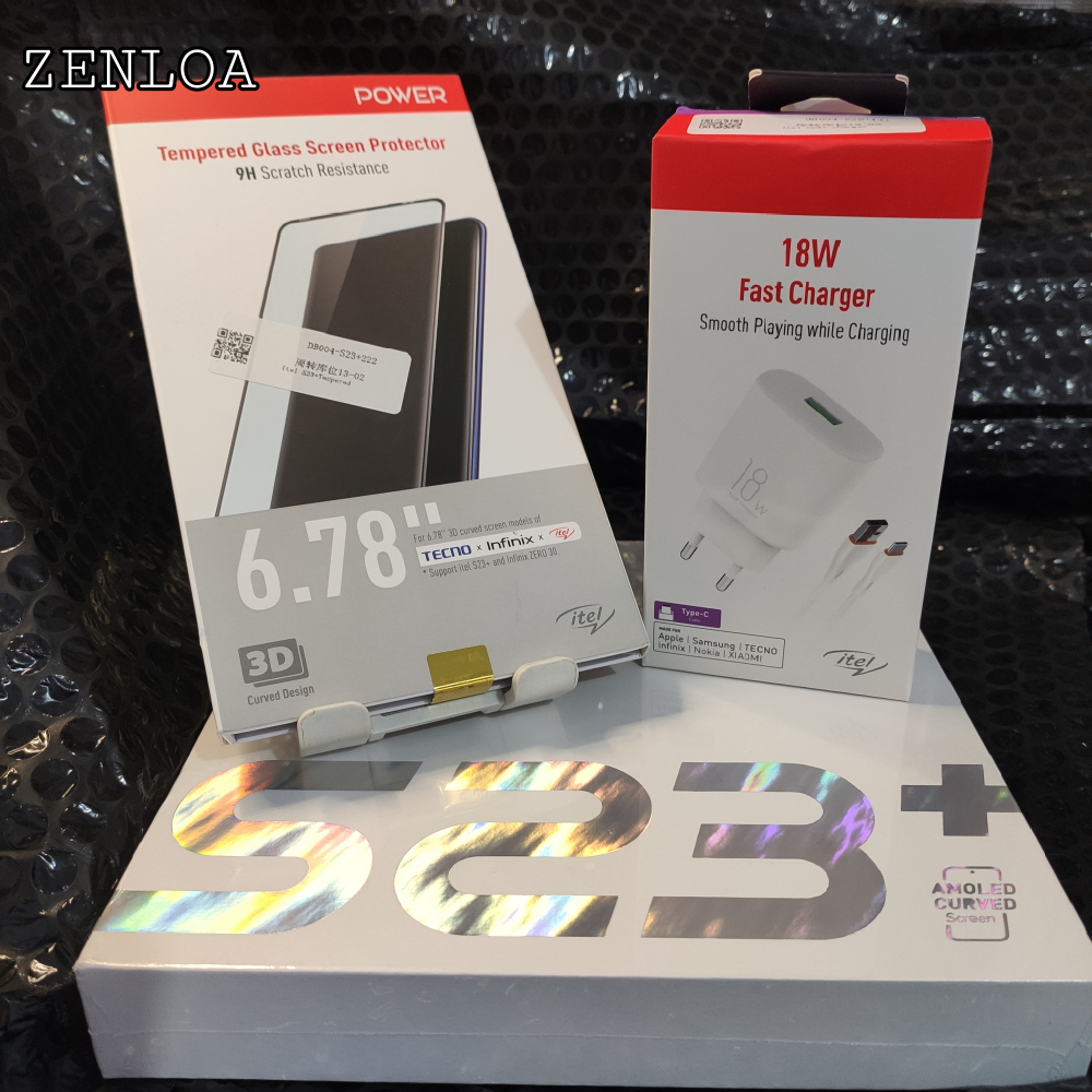 Jual Itel S23 Plus / Itel S23+ 8/256 GB New Garansi Resmi Amoled Curved ...