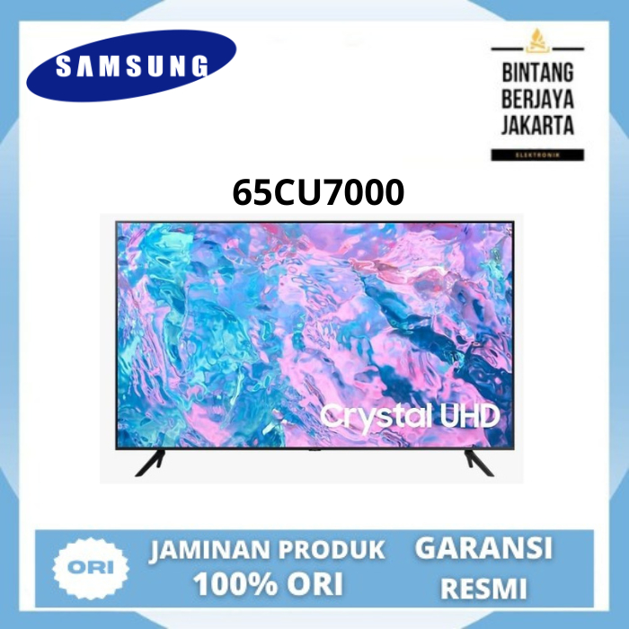 Jual SAMSUNG 65CU7000 CRYSTAL 4K UHD SMART TV 65 Inch UA65CU7000KXXD | Shopee Indonesia