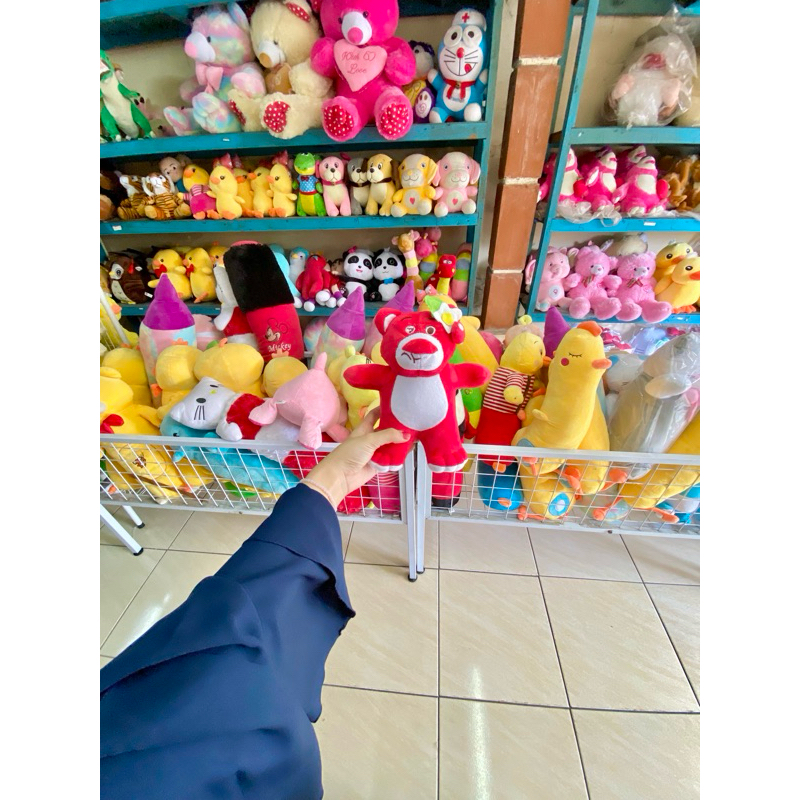 Jual MINISO Boneka Seri TOY Story Lotso Bear Strawberry Plush Toy ...