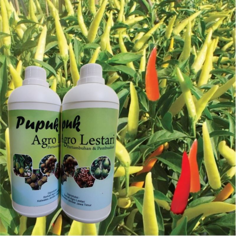 Jual Pupuk agro lestari penyubur pertumbuhan dan pelebat buah isi 1 liter | Shopee Indonesia