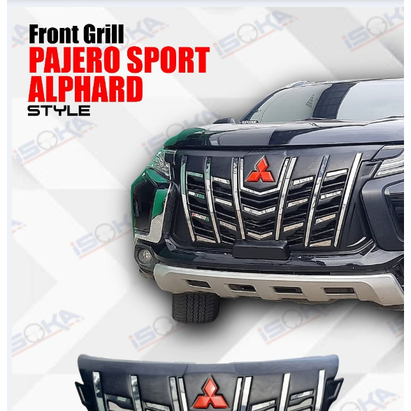 Jual Grill Depan Mobil Pajero Sport Model Alphard Style | Shopee Indonesia
