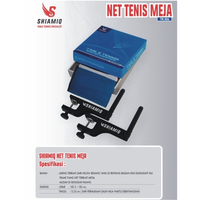 Jual Tiang Net Tenis Meja Shiamiq TN006 | Shopee Indonesia