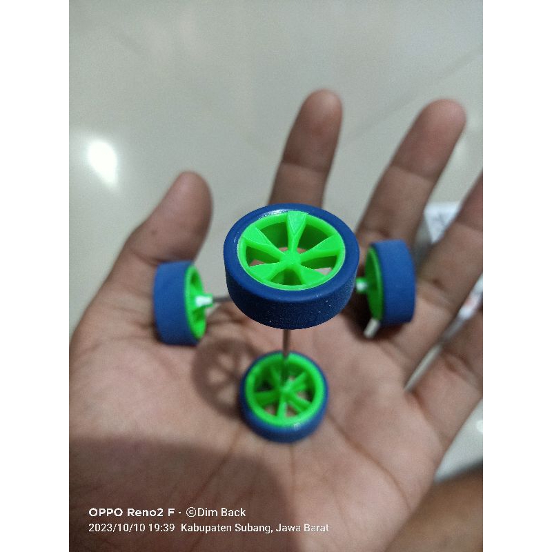Jual Tamiya Balance Velg 5 Spoke Stb Cross Bmax + Ban Hard Dark Blue ...