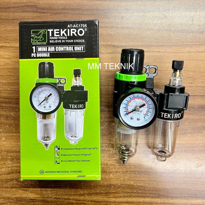 Jual Mini Air Control DOUBLE Tekiro Unit Filter Angin Kompressor 2 ...