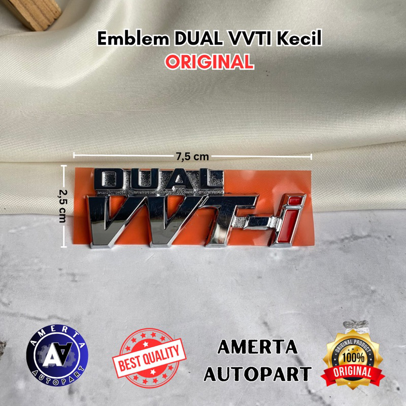 Jual Emblem Logo Tulisan Dual VVTI ORIGINAL | Shopee Indonesia