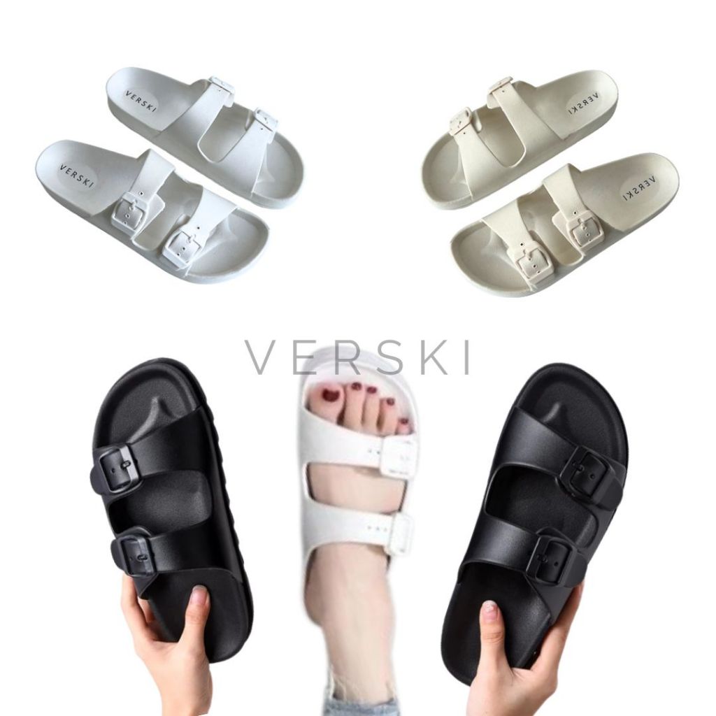 Jual VERSKI Flaxxy Sandal Wanita Sendal Slop Wanita Slipper Rumah ...