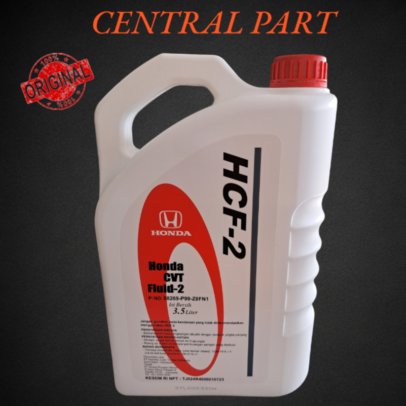 Jual oli oil honda transmisi cvt 2 HCF-2 honda cvt fluid 2 original 3.5 liter | Shopee Indonesia