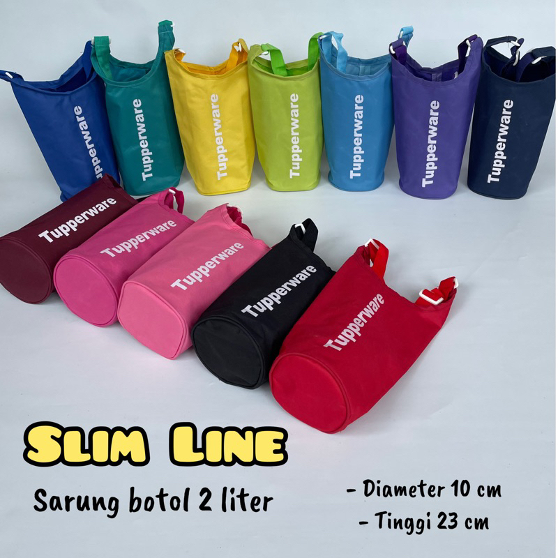 Jual Slim line sarung botol Tupperware (2 liter) | Shopee Indonesia
