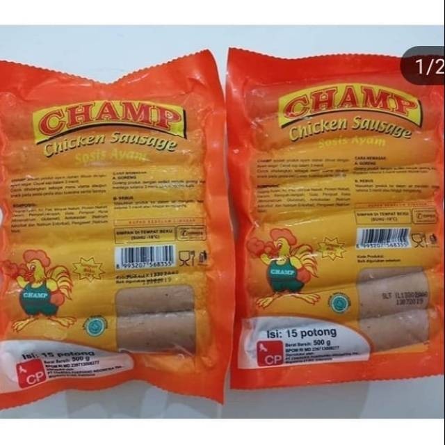 Jual Champ Sosis Chicken Sausage / Sosis Ayam- 375 gr | Shopee Indonesia