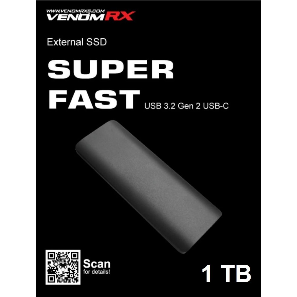 Jual SSD External VenomRX USB 3.2/External SSD VenomRX 512GB -1TB ...