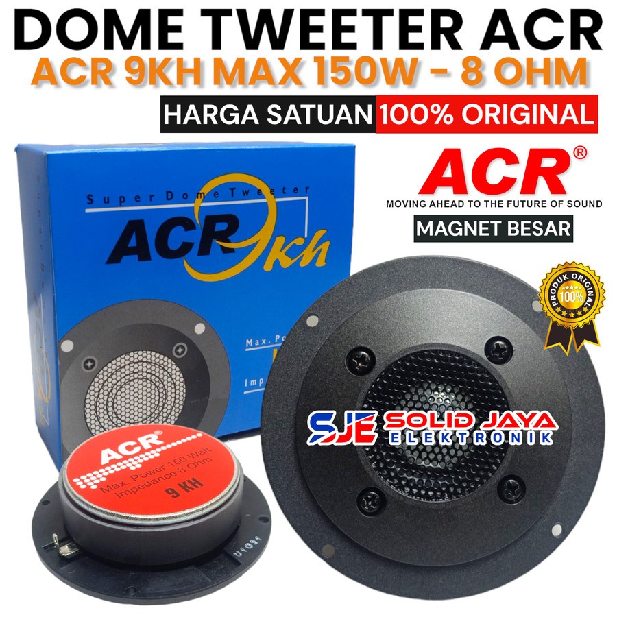 Jual TWITTER TWEETER ACR 9KH SUPER DOME TWEETER MAGNET ACR TWEETER ...