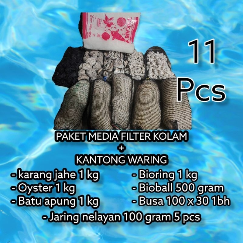 Jual Paket media filter koi siap pakai / paket media filter / paket ...