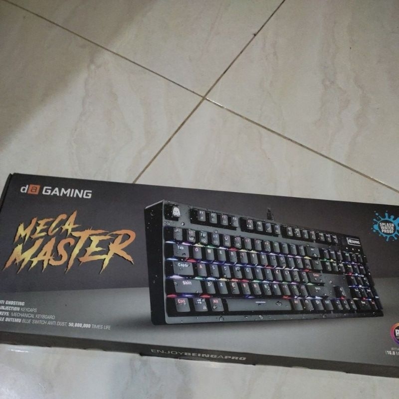 Jual keyboard gaming da meca warrior x rgb | Shopee Indonesia