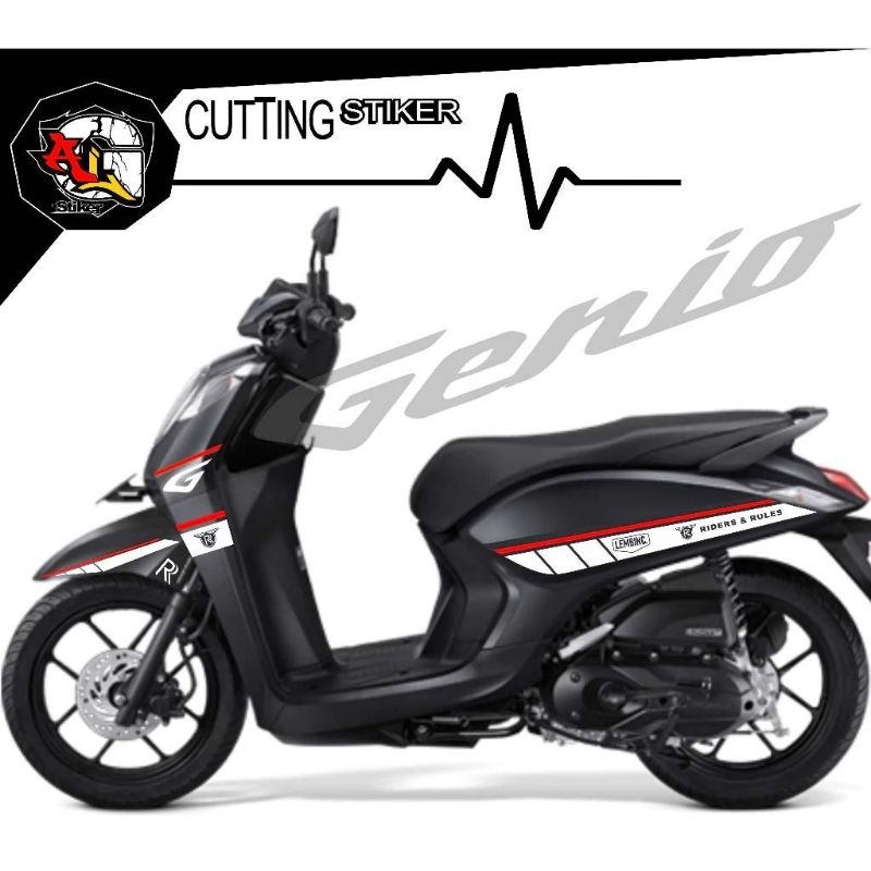 Jual STICKER CUTTING GENIO / SCG.385 / STRIPING MOTOR VARIASI / SETIKER ...