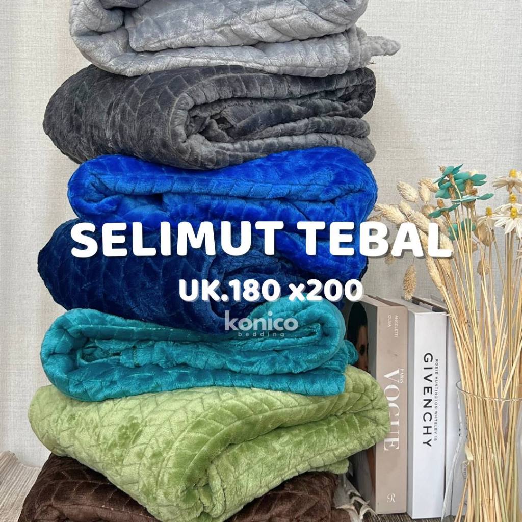 Jual Selimut Lembut & Mewah Luxury 180 x 200 800 GSM | Shopee Indonesia