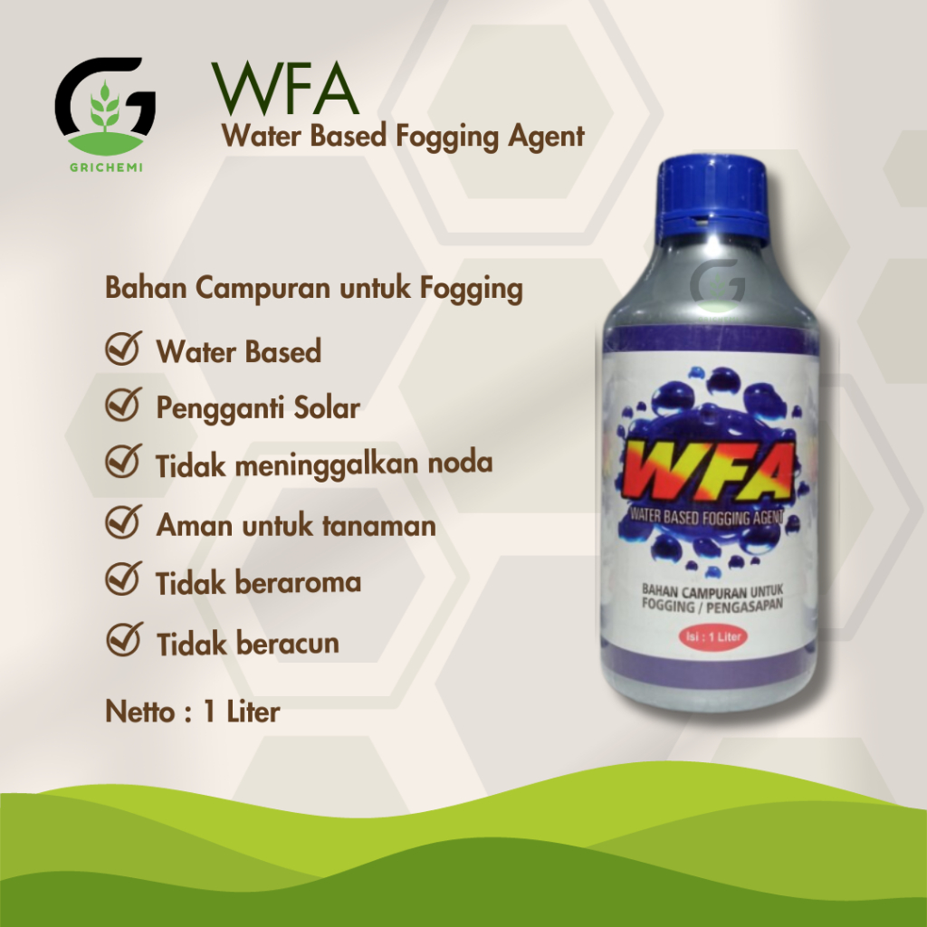 Jual WFA 1 L PELARUT OBAT FOGGING RAMAH LINGKUNGAN PENGGANTI SOLAR ...