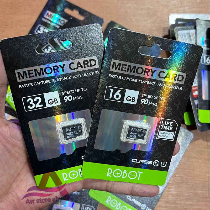 Jual Original Robot Micro SD Card Memory 64GB 32GB 16Gb 8Gb 4Gb Kartu ...