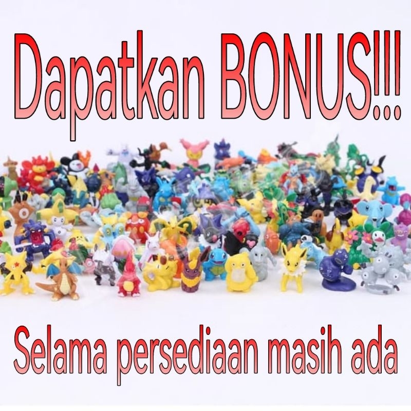 Jual Pokemon isi 24 pcs action figures mix random acak mainan figur ...
