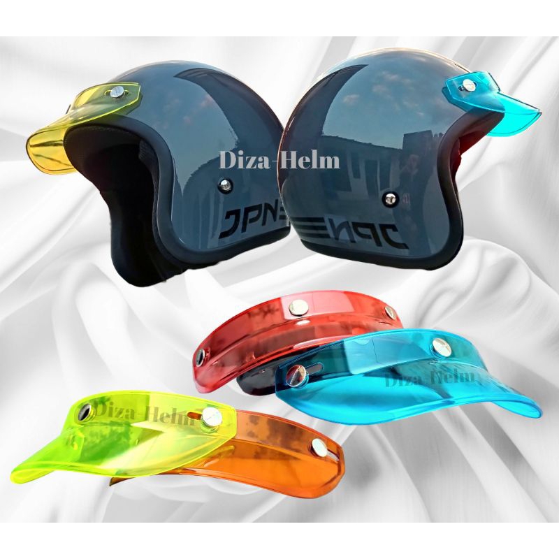 Jual Pet Helm Retro Transparan/Pet Helm Bogo/Pet helm slim head ...