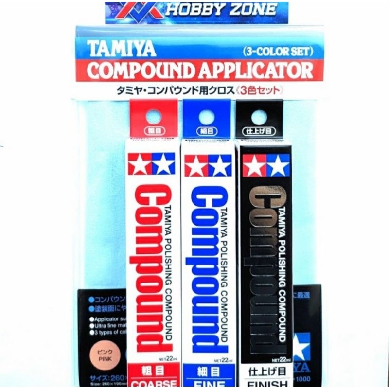 Jual Paket Tamiya Polishing Compound + Compound Applicator | Shopee ...