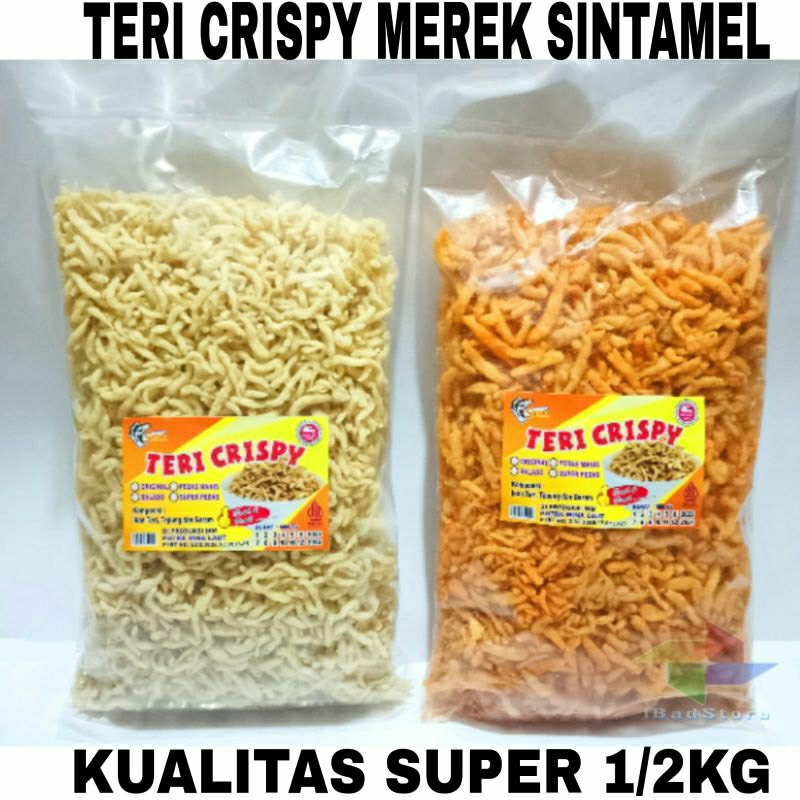 Jual Teri Crispy Super 500gram Teri Krispi non Msg & non pengawet ...