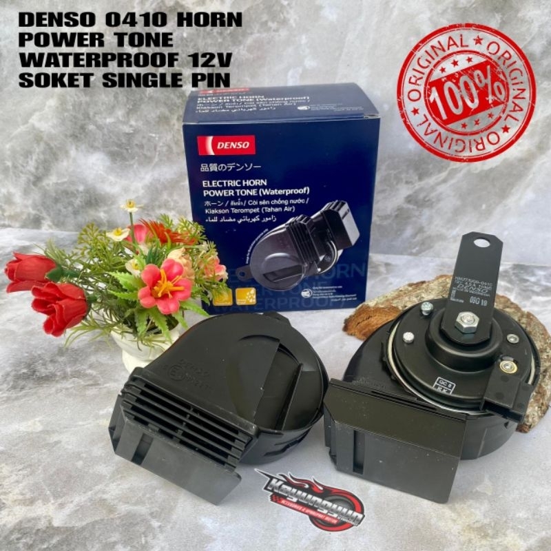 Jual KLAKSON DENSO KEONG WATERPROOF 12V ORIGINAL SOKET SINGLE PIN PNP ...