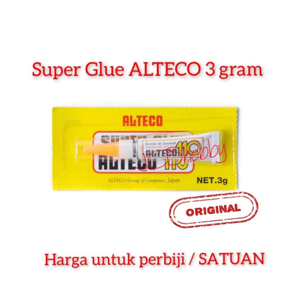 Jual Lem Super Glue ALTECO 110 3 gram | Shopee Indonesia