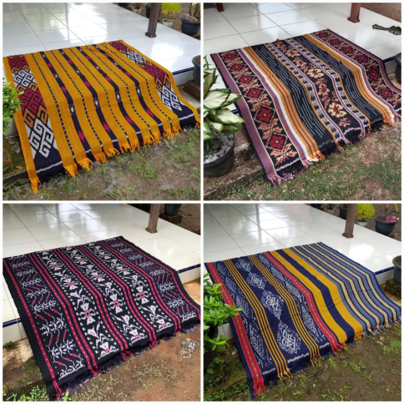 Jual Kain Tenun Ikat Blanket Entik Motif Khas Lombok Sumba Toraja ...