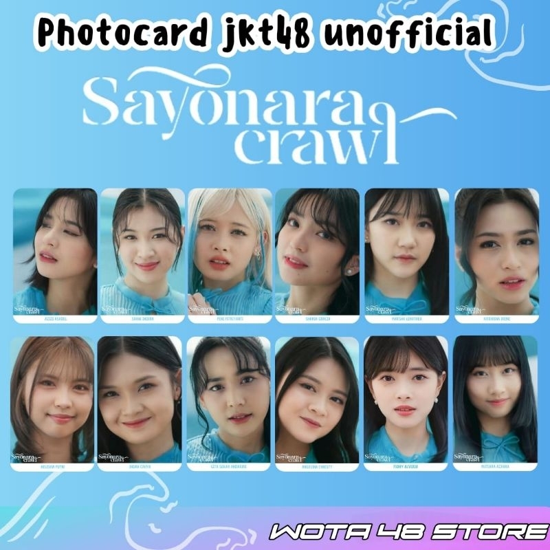 Jual Photocard JKT48 unoff/fanmade SAYONARA CRAWL | Shopee Indonesia